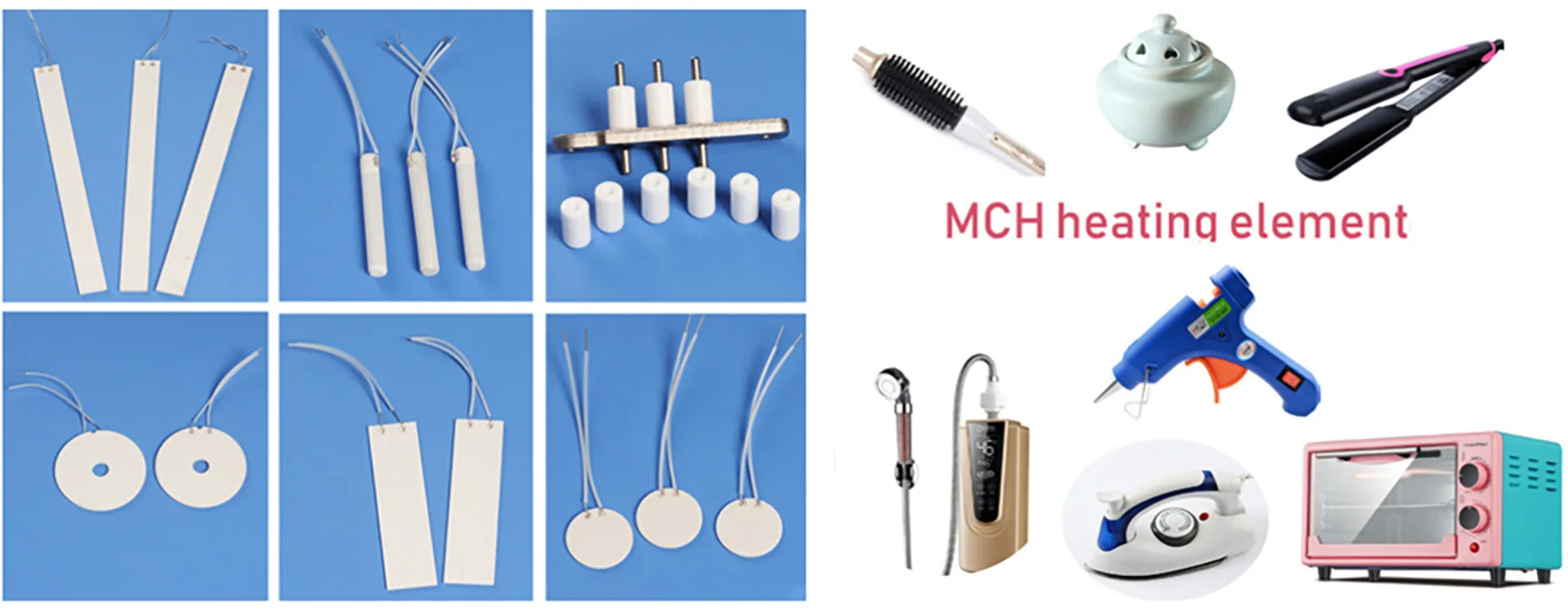 MCH Alumina Ceramic Heater Element MCH High Temperature 800 Degree ...