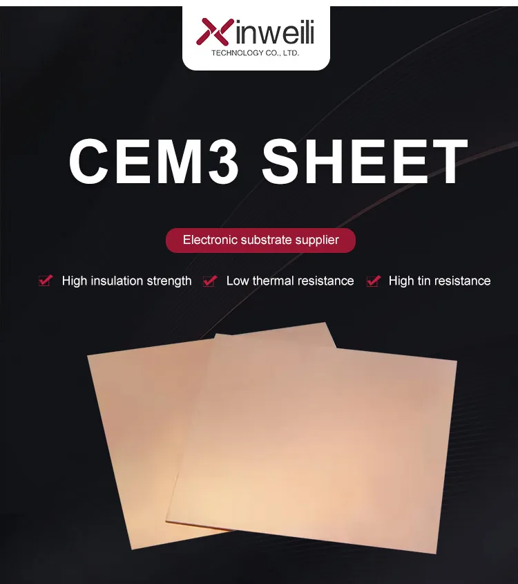 Hot Sale White Epoxy Fiberglass Cem3 Ccl Copper Clad Laminate Sheet For ...