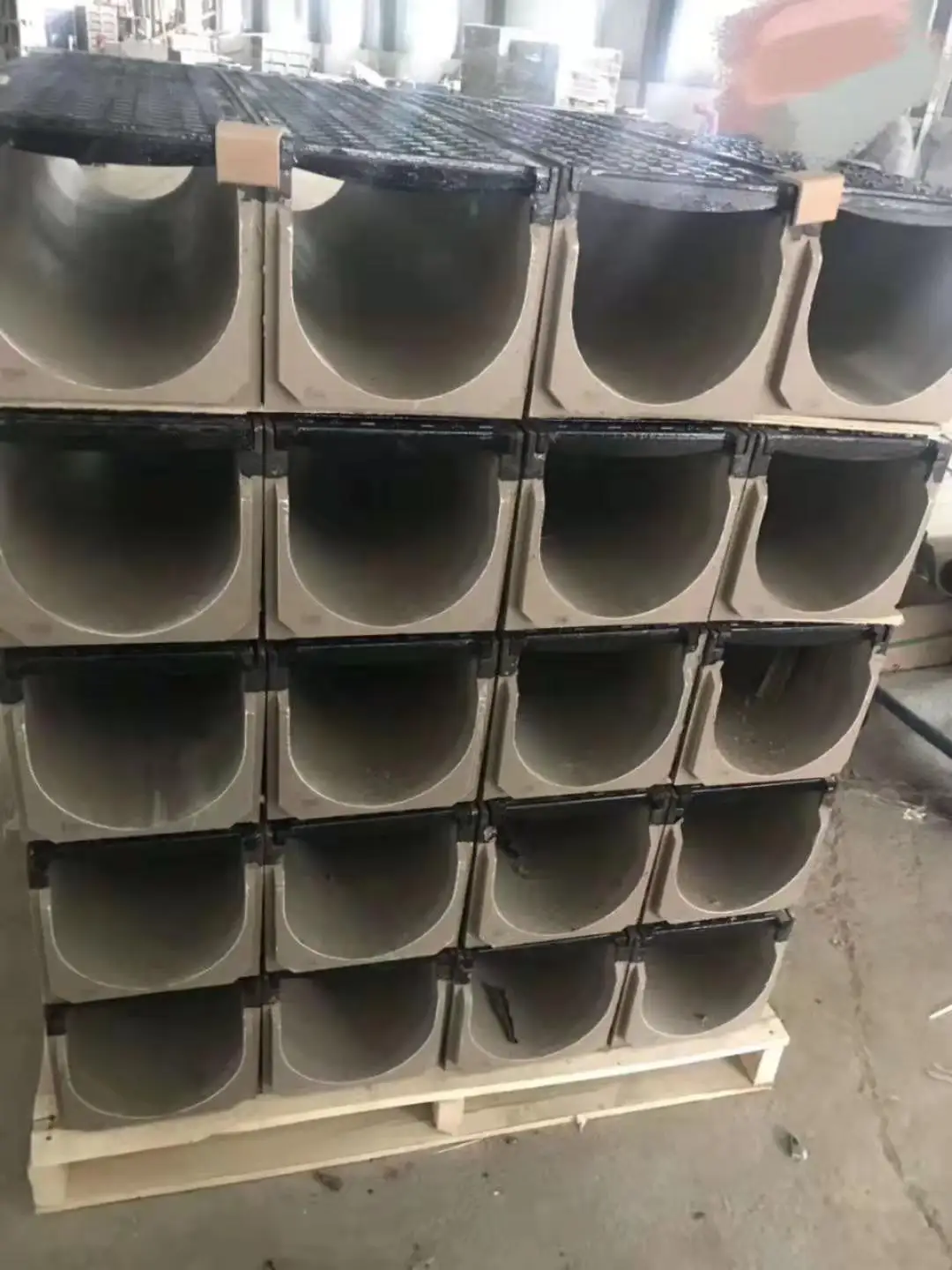 Outdoor U Shape Resin Concrete High Quality Plastic Linear Drainage ...