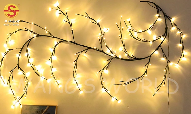 Hanging Tree Branch Lighting - Flexible DIY Vine with Lights
