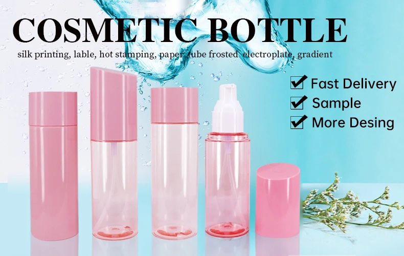 Clear Toner Bottles - Ideal for Facial Cleansers & Skincare