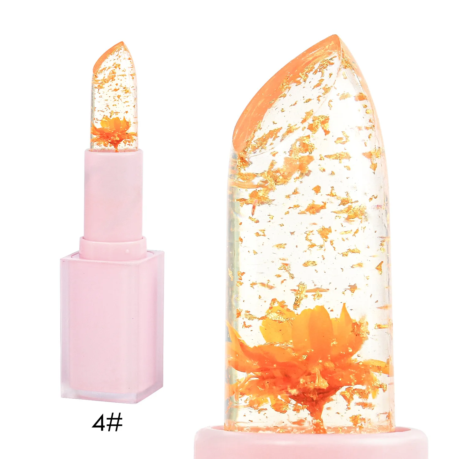 Wholesale Color Change Clear Lipstick Private Label Pink Container ...