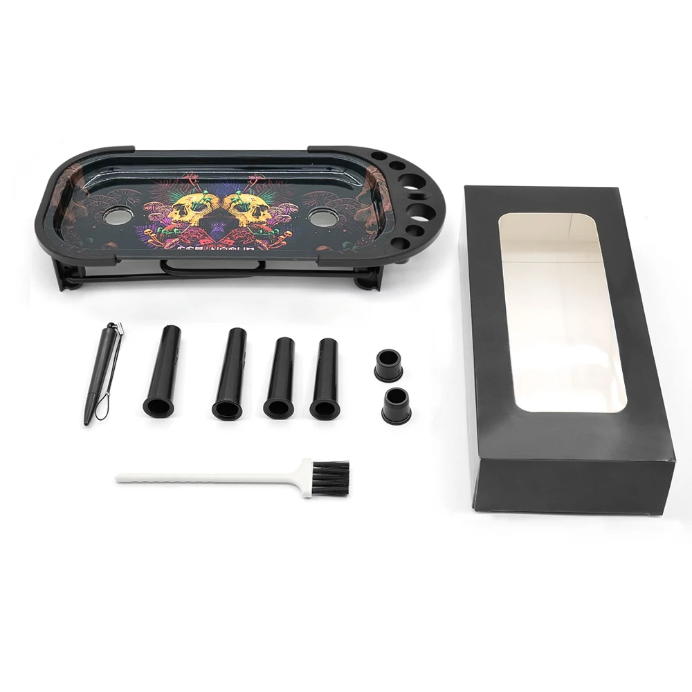 9 in 1 Mini Rolling Tray Kit Set - Travel & Cigarette Accessories