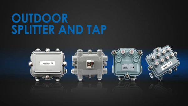 Outdoor Tap Off 8 Way Sub Trunk Catv Tap 11,14,17,20,23,26,29,32,35 Db ...