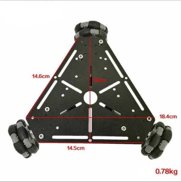 Universal Wheel 58mm Plastic Omni Wheel for Small Robot Foot Caster ...