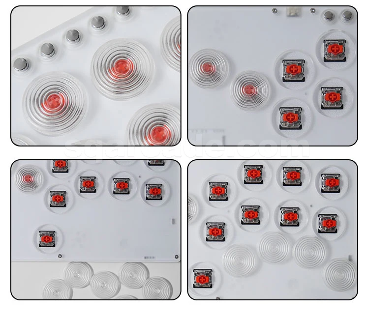 All Button Hitbox Style Arcade Game Console Joystick for PC/PS4