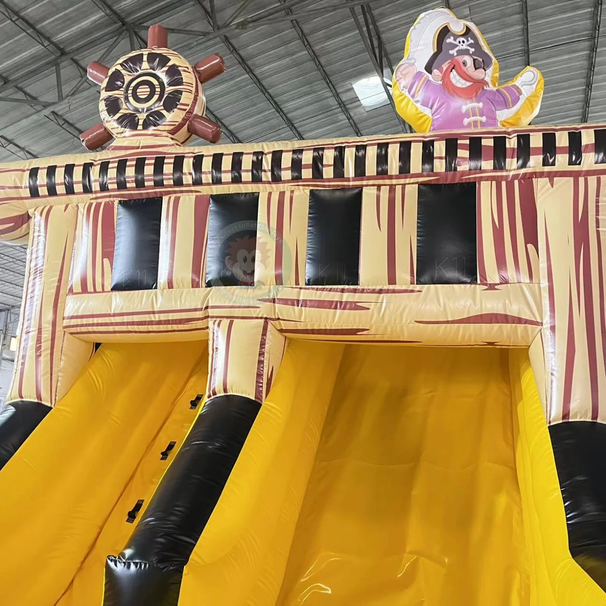 Giant Inflatable Pirate Ship Slide Pirate Bouncy Slide Obstacle Ship ...