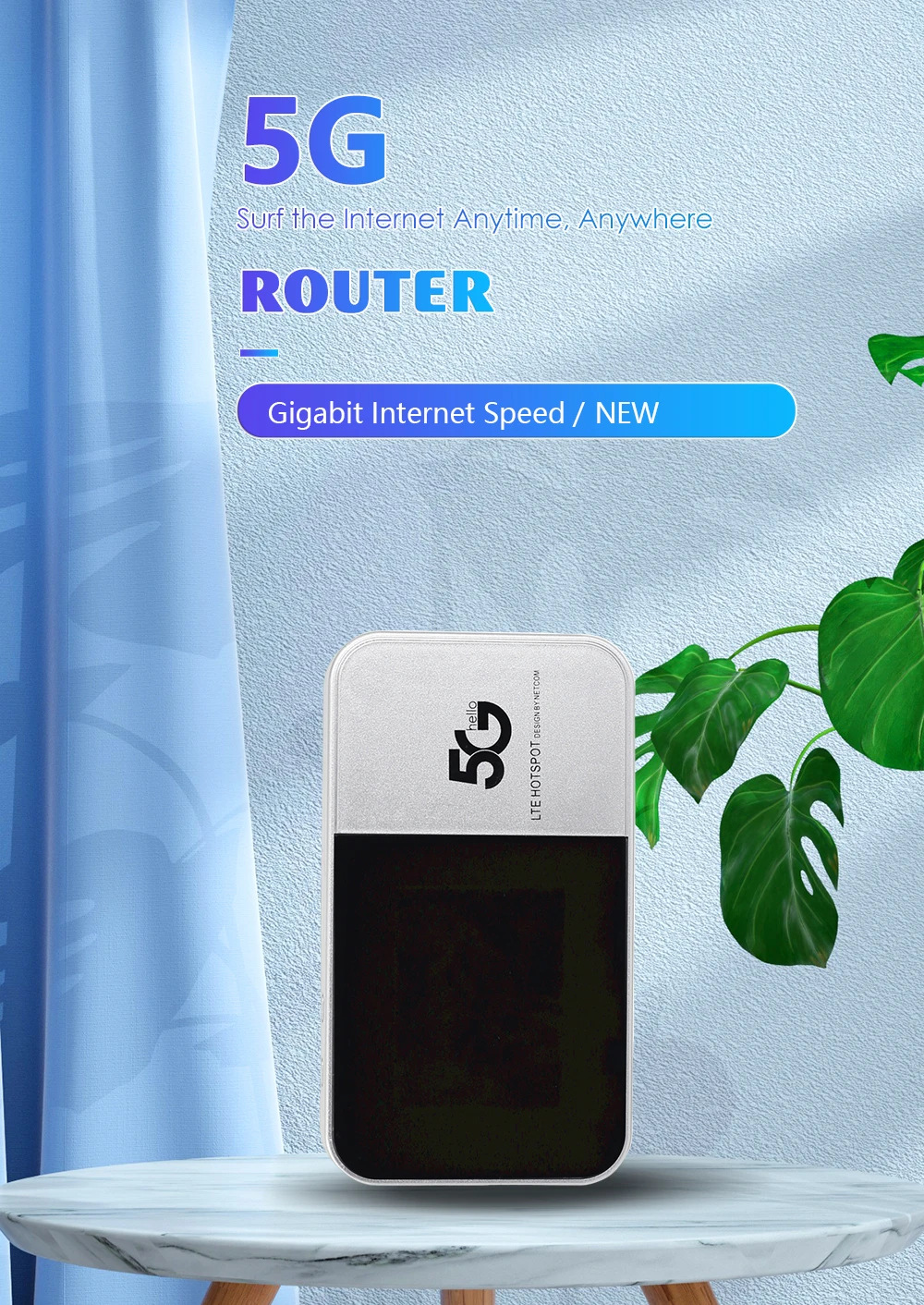 Allinge Hmq282 5g Router With Sim Card 4400mah Battery Lte 5g Wireless ...