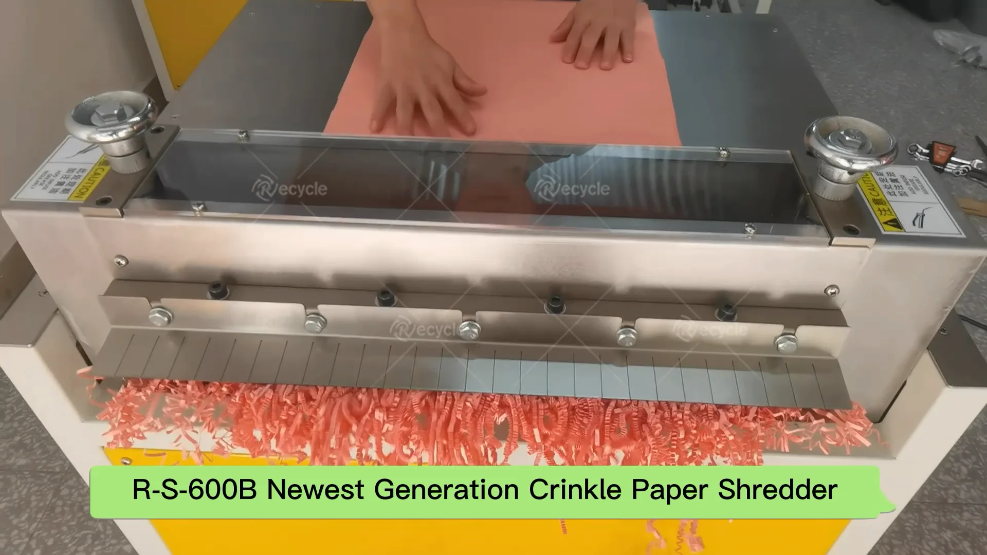 High Capacity Grade Crinkle Paper Shredder Packaging Filler Making ...