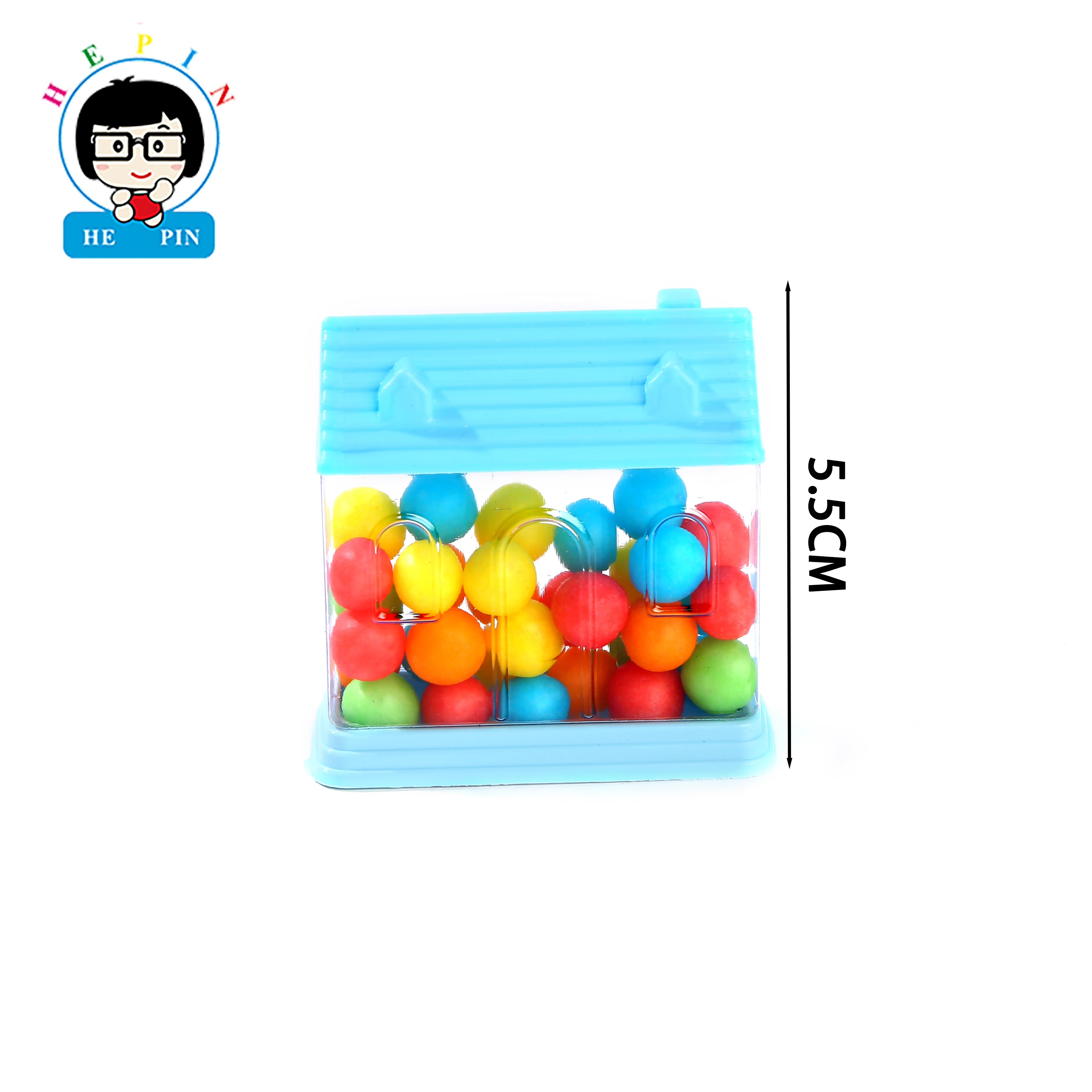 Multi Color Fruit Flavoured House Shaped Tablet Candy Toy Candy With ...