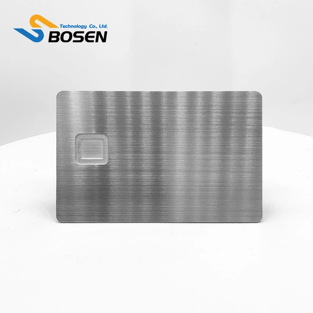 NFC Metal Card High Quality Luxury Matte Black Stainless Steel Blank ...