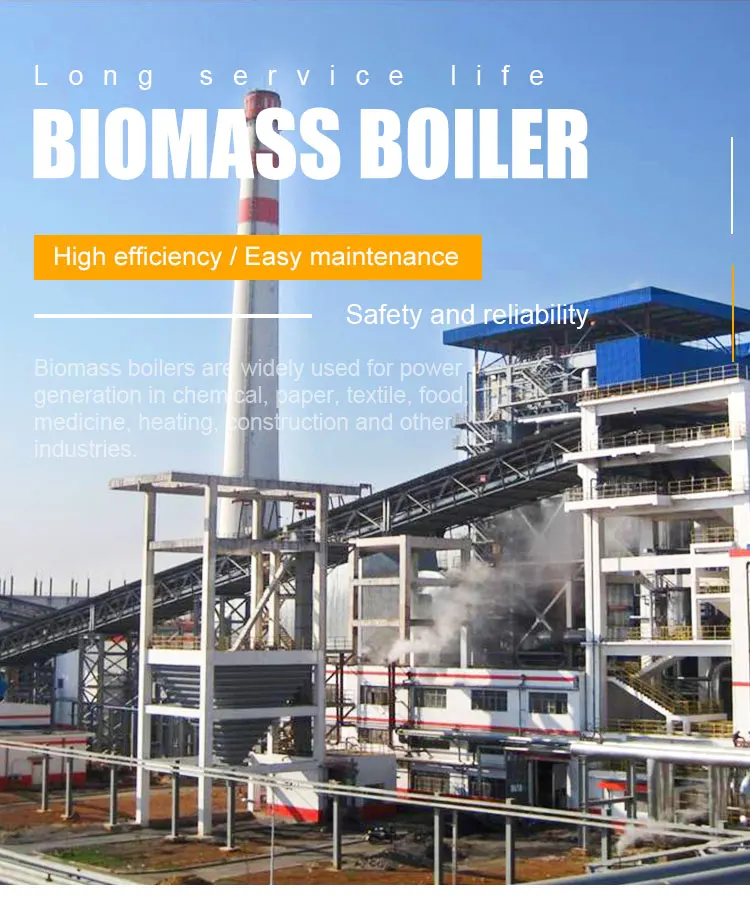 Low Fly Ash Discharge Combustion Efficiency High Quality Biomass Boiler ...