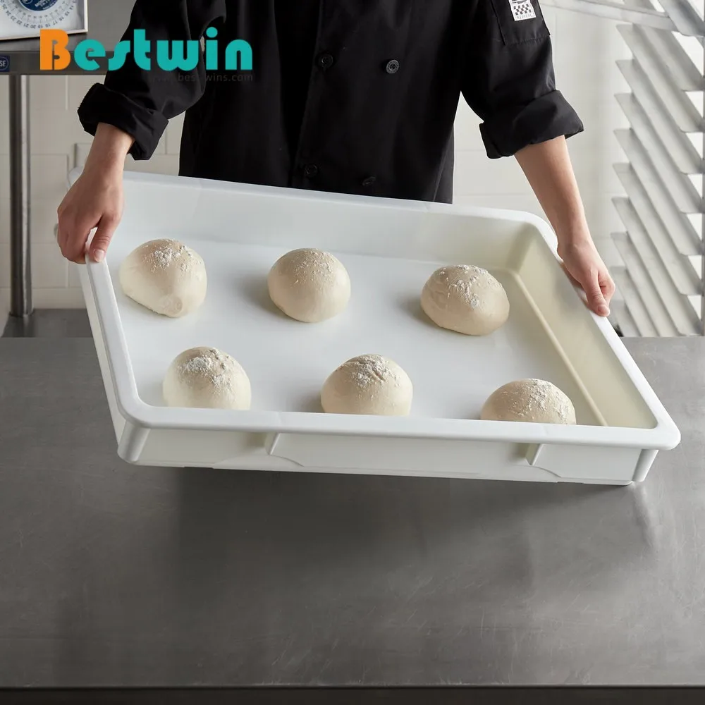 Plastic Polypropylene Bakery Pizza Trays - Durable & Stackable