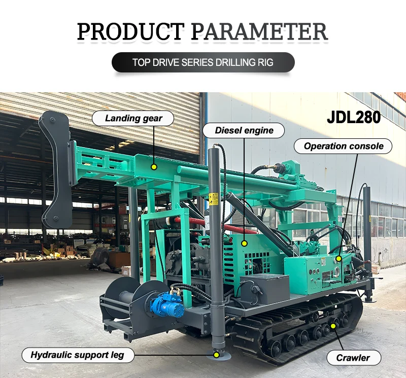 Mechanical Top Drive Drill Rig Deep Water Well Drilling Equipment for ...