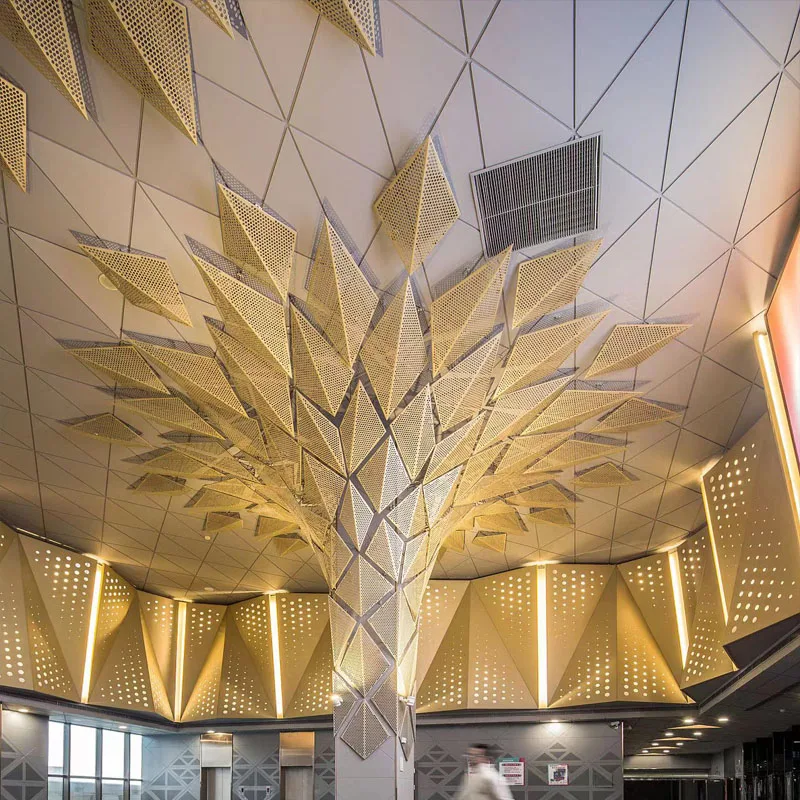 Alibaba.com: Perforated aluminum ellipse louver facade panels, vertical ...