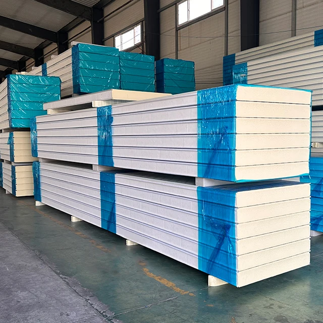 Insulation Structural Composite Sandwich Panels Prefab House Pu Wall ...