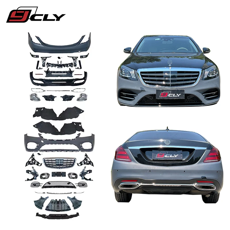 car bumper w222 Upgrade to S450 Facelift For Benz S class W222 2018 ...