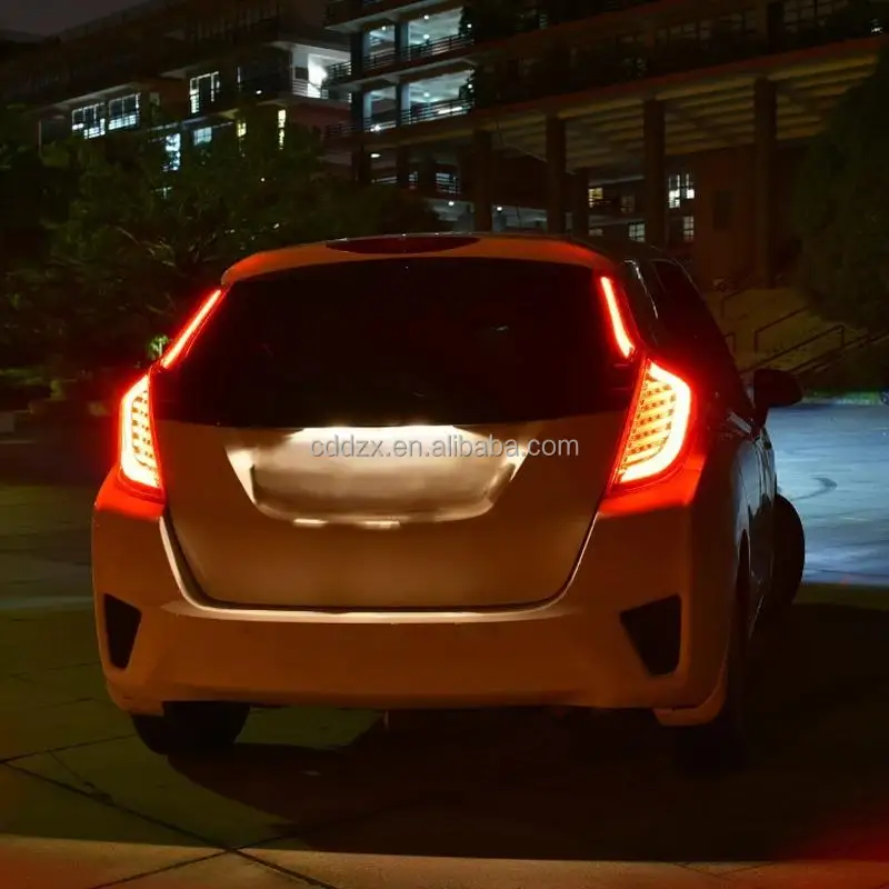 Fit Jazz GK5 LED Taillight 2014-2020 Upgraded Rear Tail Light Modified ...