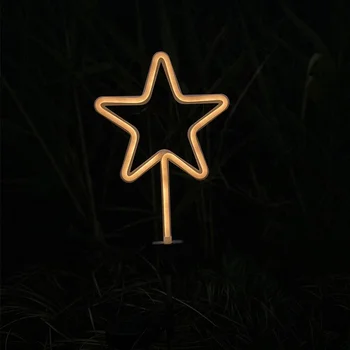 Creative Star Solar Neon Light Illumination Design Festival Party ...