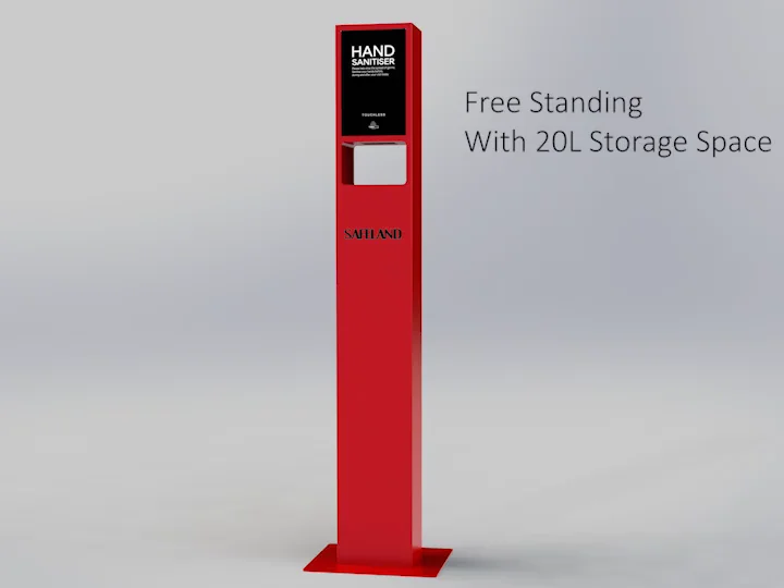 Alcohol Sanitizer Automatic Spray Gel Dispenser Hand Touchless Floor ...