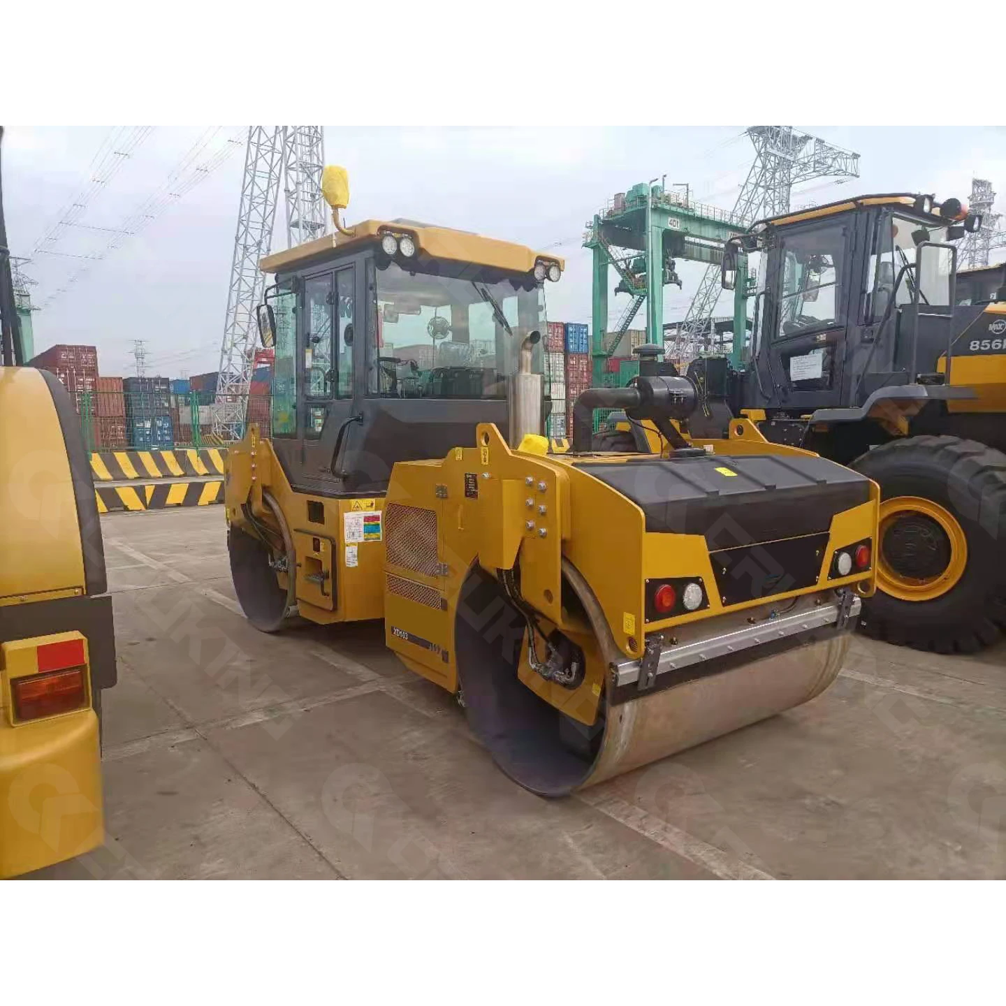 Official 10000 Kg Static Road Roller Xd103 Vibratory Road Roller With ...