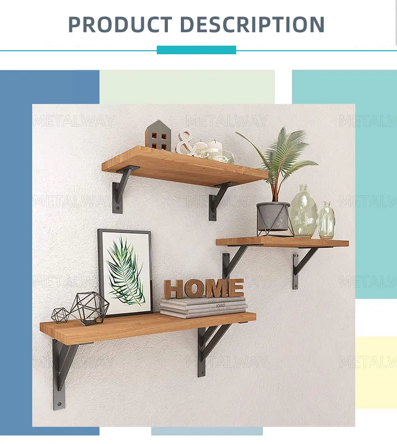 Custom Floating Shelf Brackets Aluminum Furniture Supports Metal ...