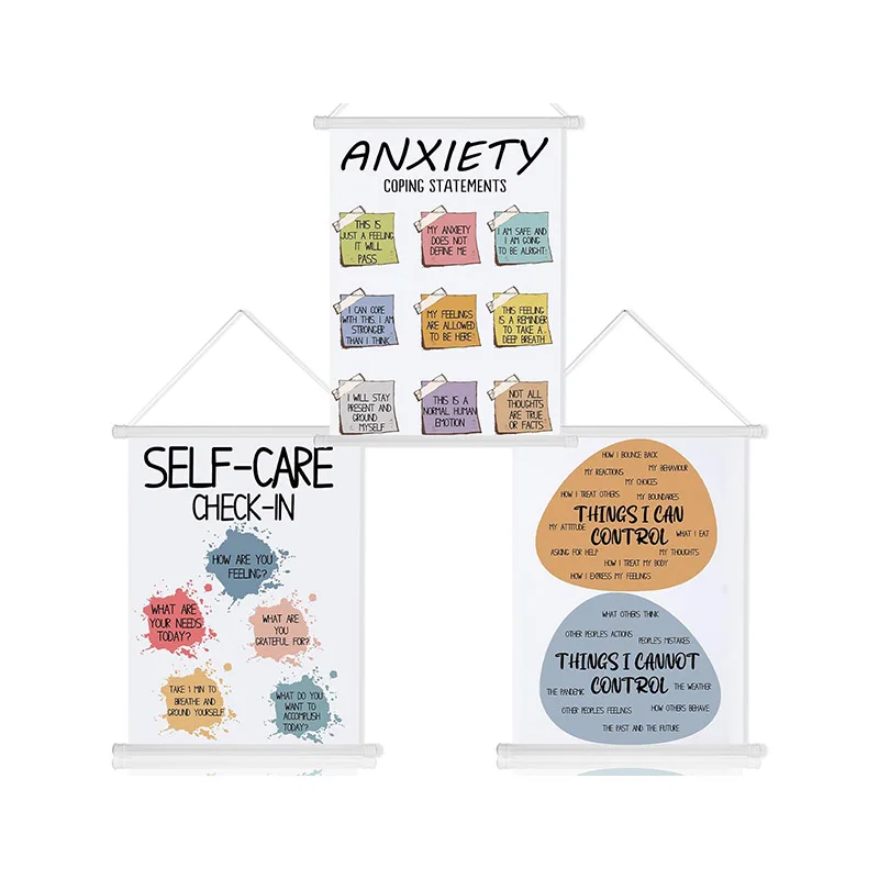 Mental Health Calming Corner Classroom Posters Psychology Therapy ...