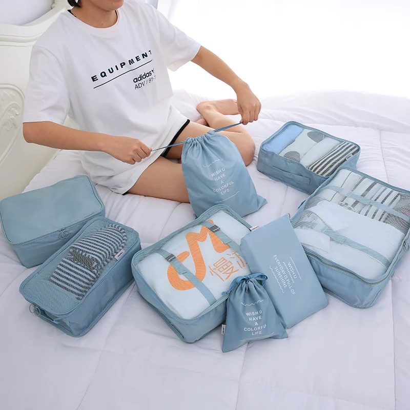 Custom Logo Printed Packing Cubes - Travel Organizers