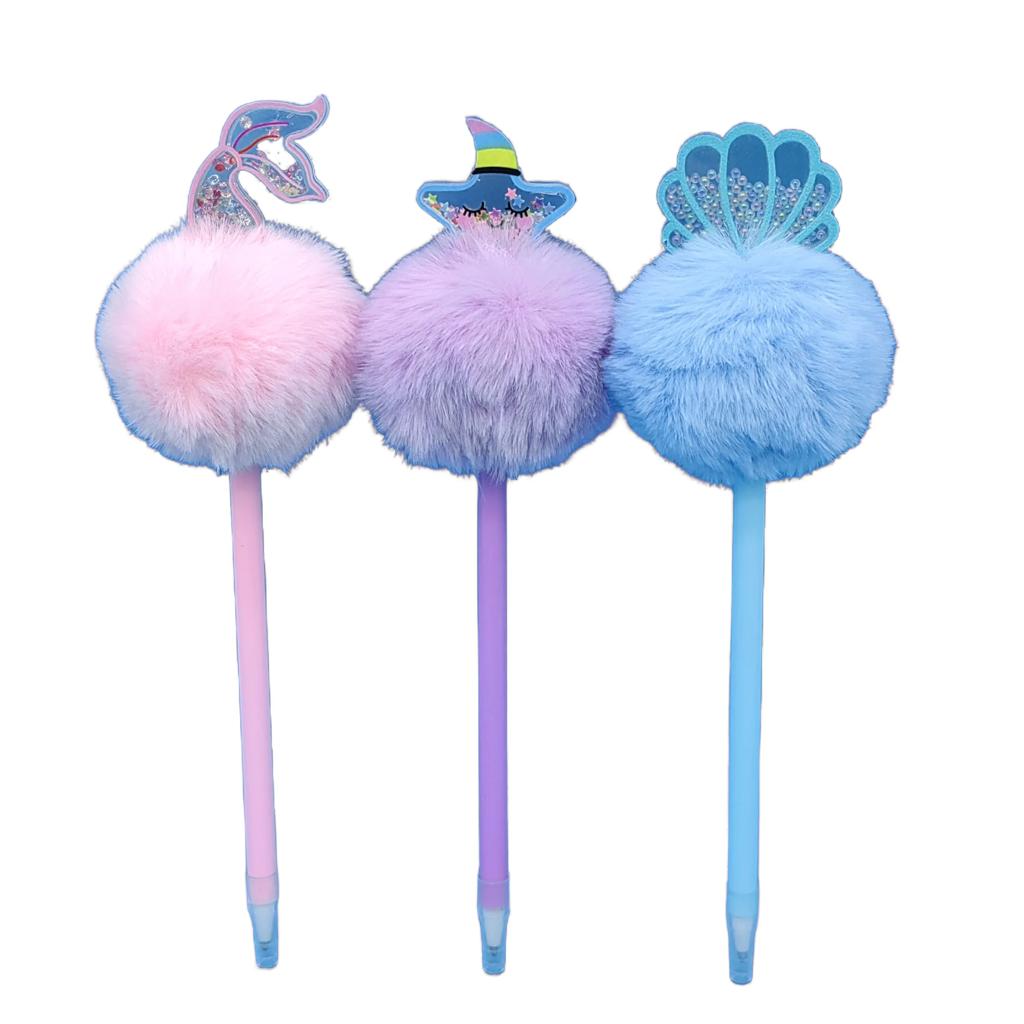 Soododo Xdbg0114 Promotional Lovely Fluffy Plastic Mini Pompom Style ...