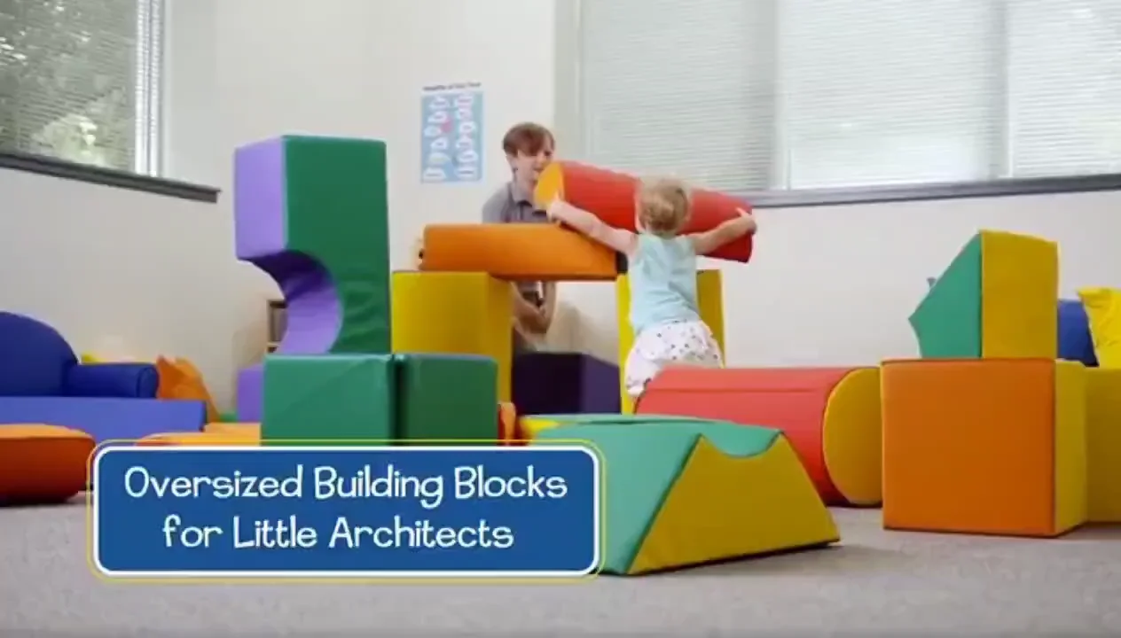 Commercial Eva Foam Soft Blocks Kids Educational Toys Large Building ...