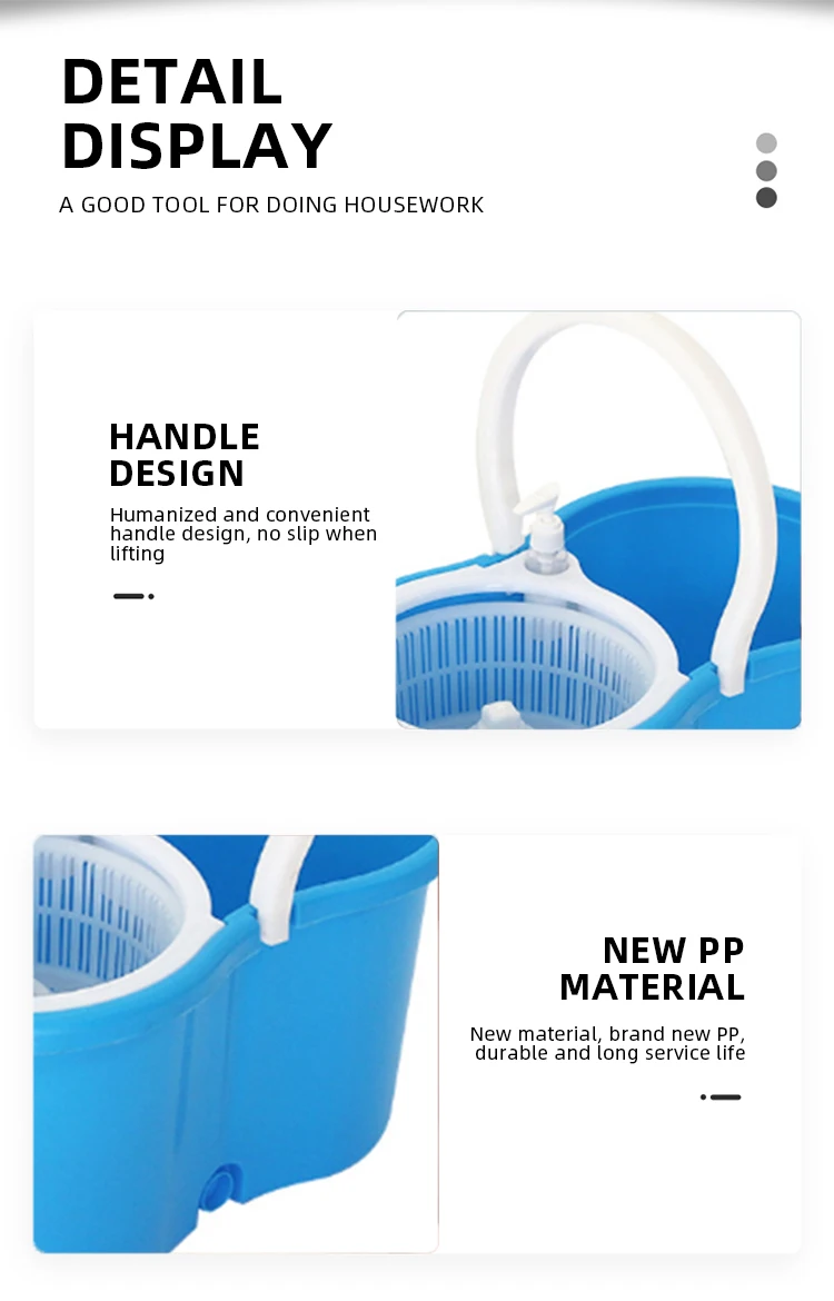 Detachable Washing Rotator Rotating Magic Mop 360 With Microfiber ...