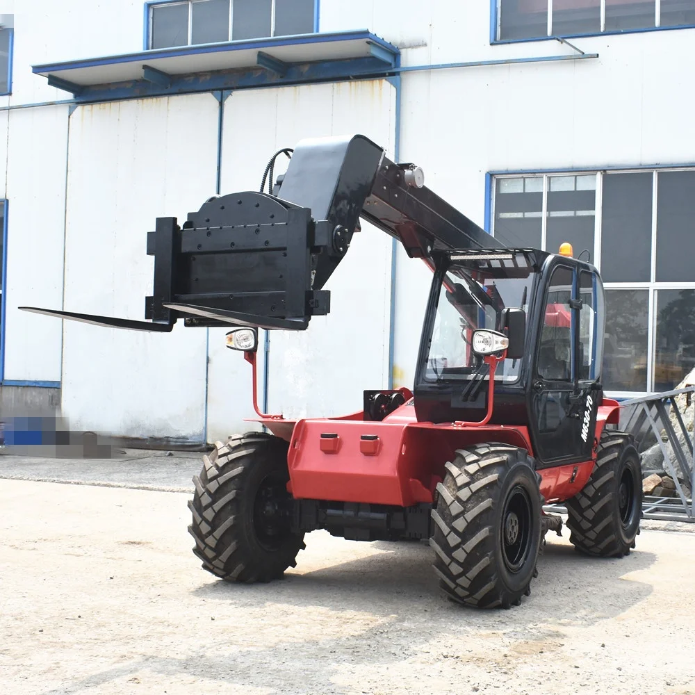 Manitou Mini Forklift Telescopic Handler Telehandler with 7m/14m ...