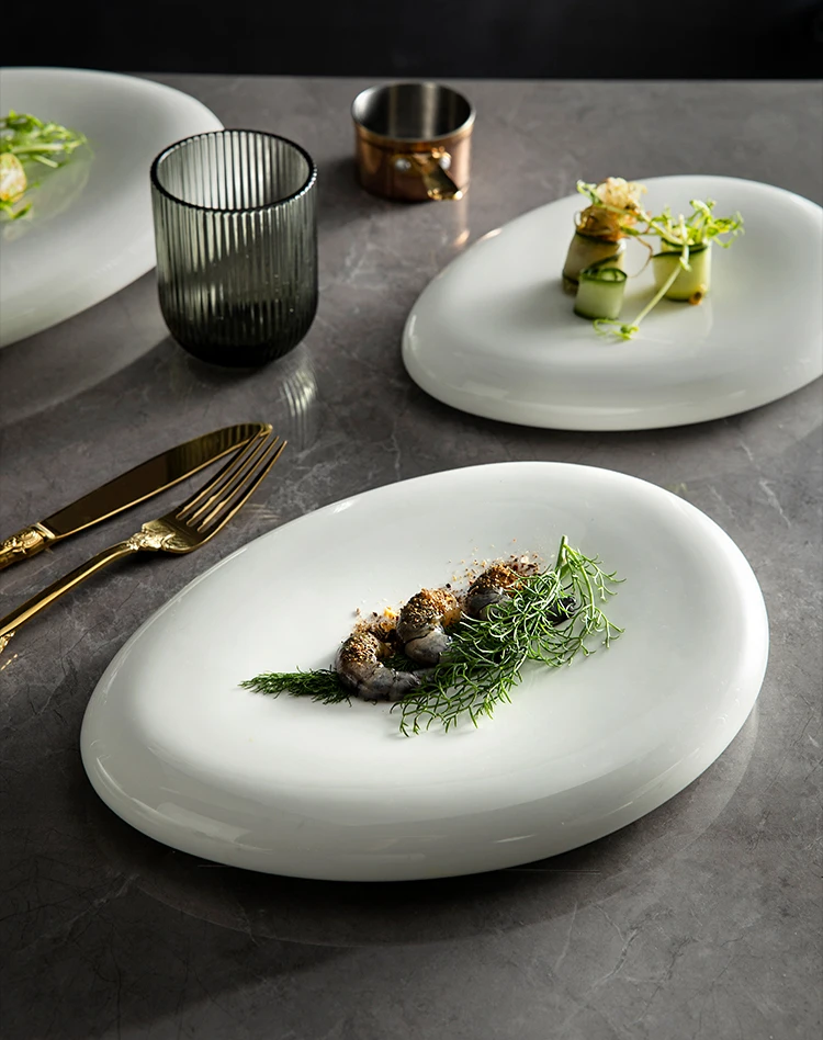 Wedding Supplies Dessert Tray Triangle Cobblestone Plates