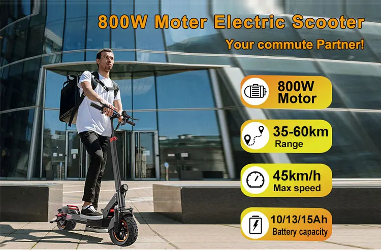 Eu Us Warehouse Mx-14 Fast 45km/h 800w Powerful E-scooter Foot Scooters ...