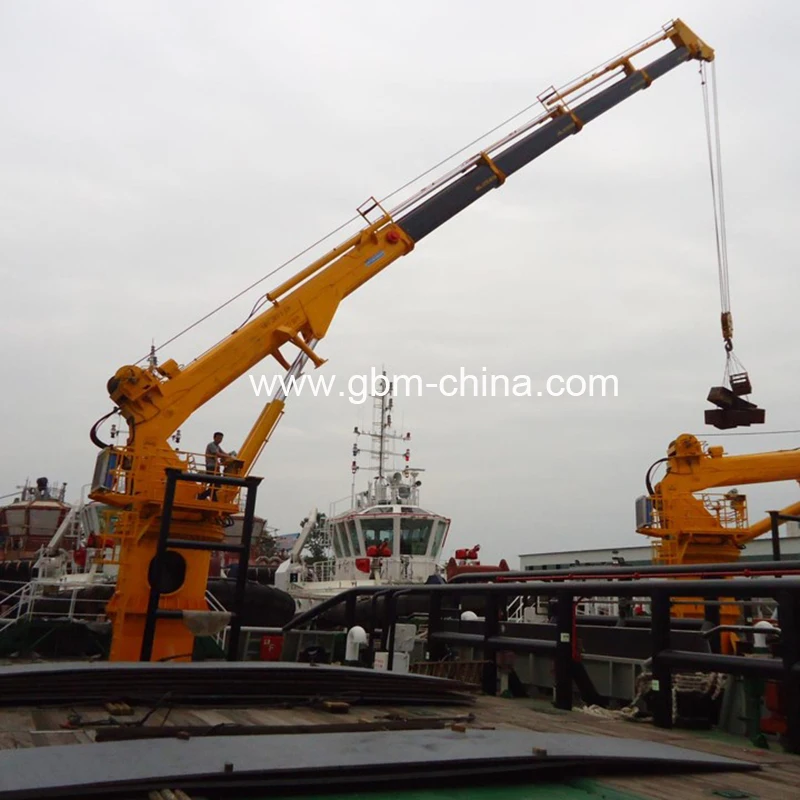 Small Marine Telescopic Boom Crane On Decks With Abs Bv Ccs Certificate ...