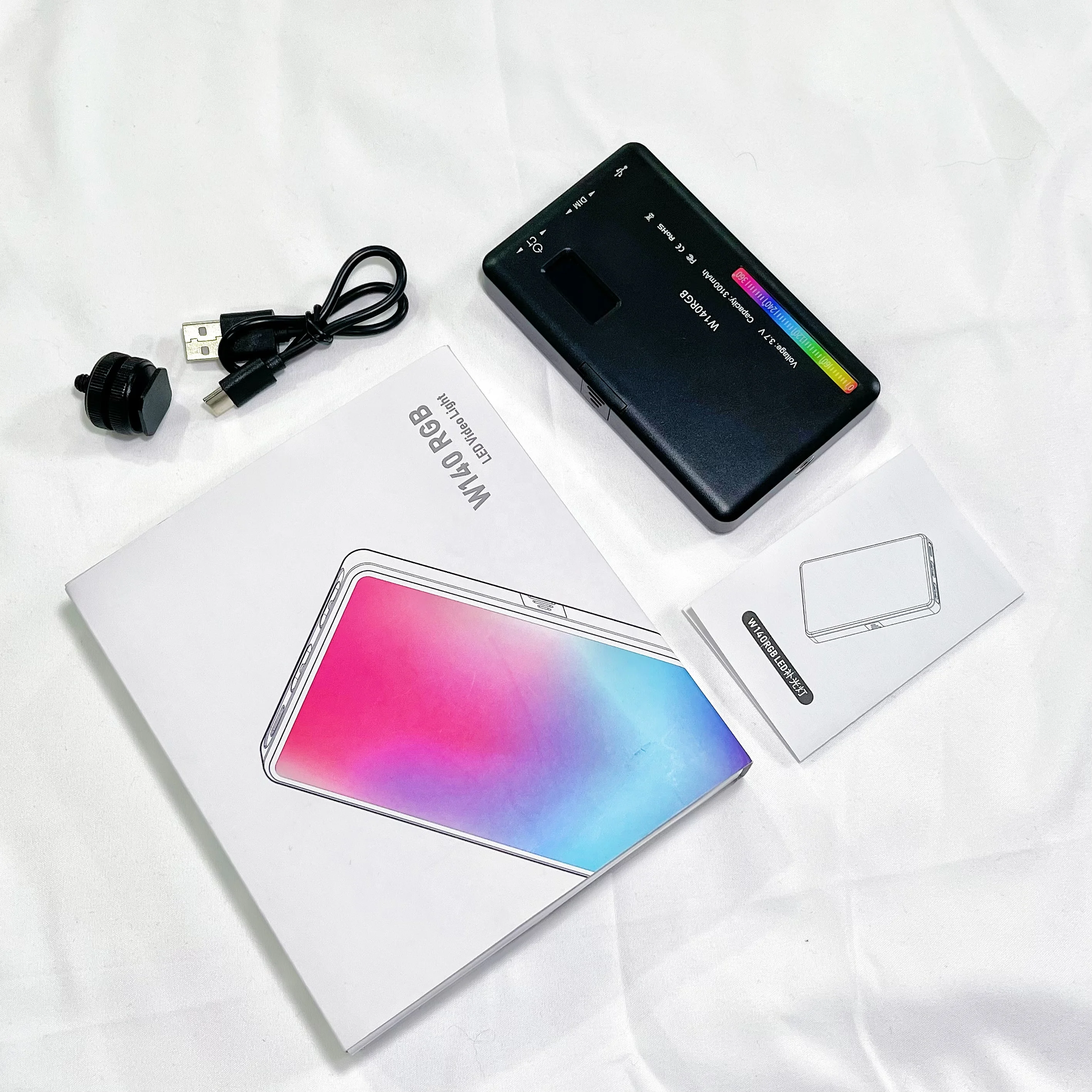 Portable Pocket Photography Lighting Gadgets 3100mah Rechargeable Rgb ...