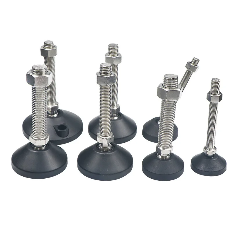 M16 Adjustable Leveling Feet Table Cabinet Adjustable Screw Swivel Leg ...