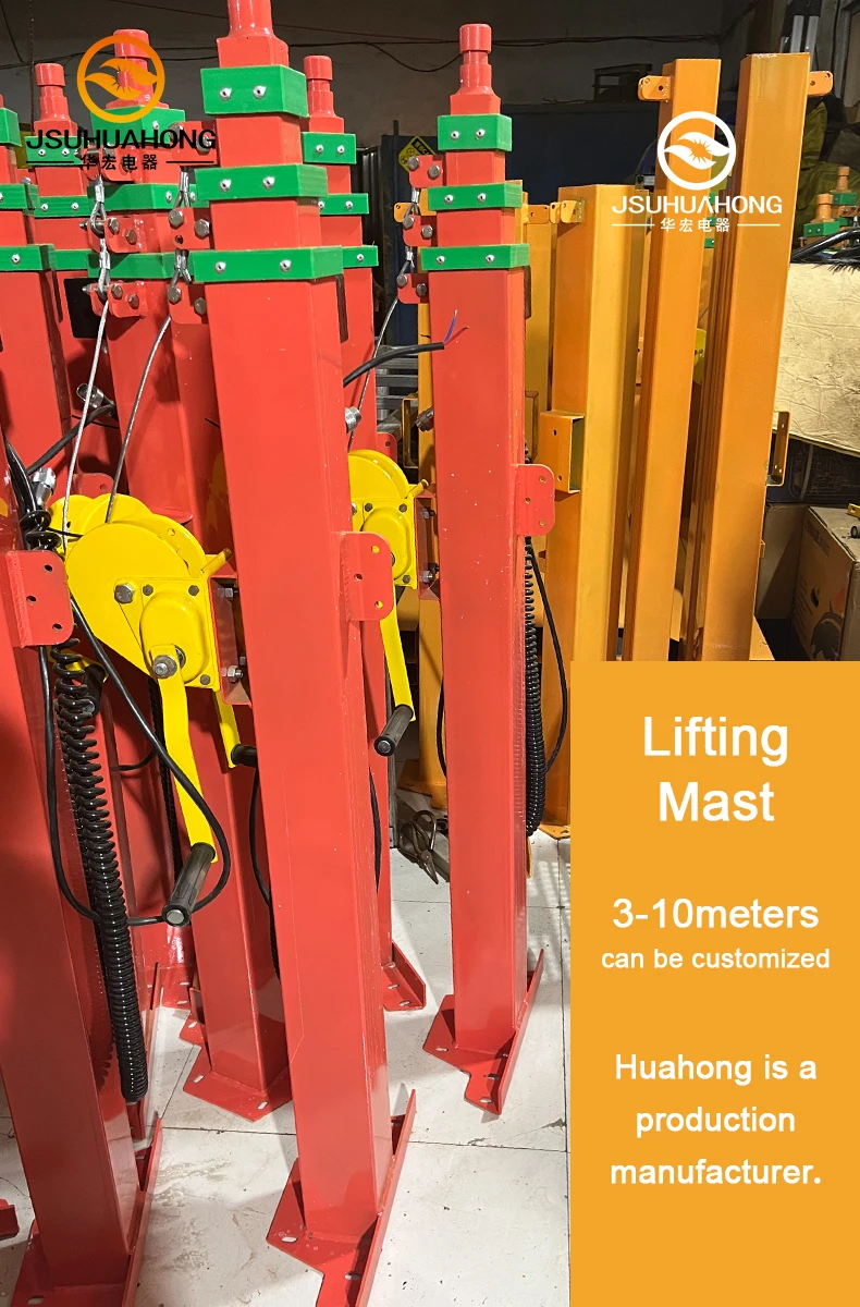 New 3m 4m 5m 6m 7m 8m 9m Telescopic Light Lifting Rod Hand Lifting ...