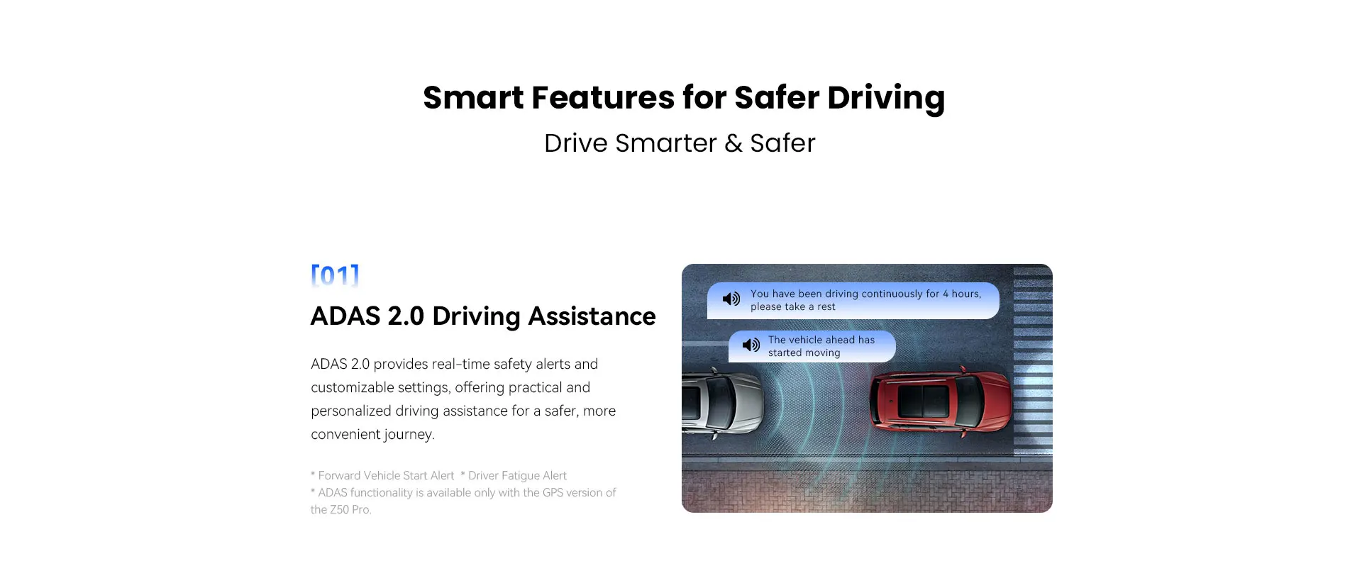 DDPAI Z50 Pro Dual GPS Dash Cam - 1080P Full HD, Dual Lens, Night ...