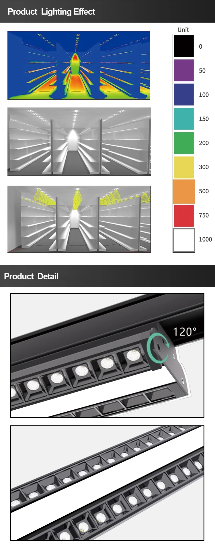 New Led Linear Light Aluminum Ceiling Linear Spotlight Museum Gallery ...
