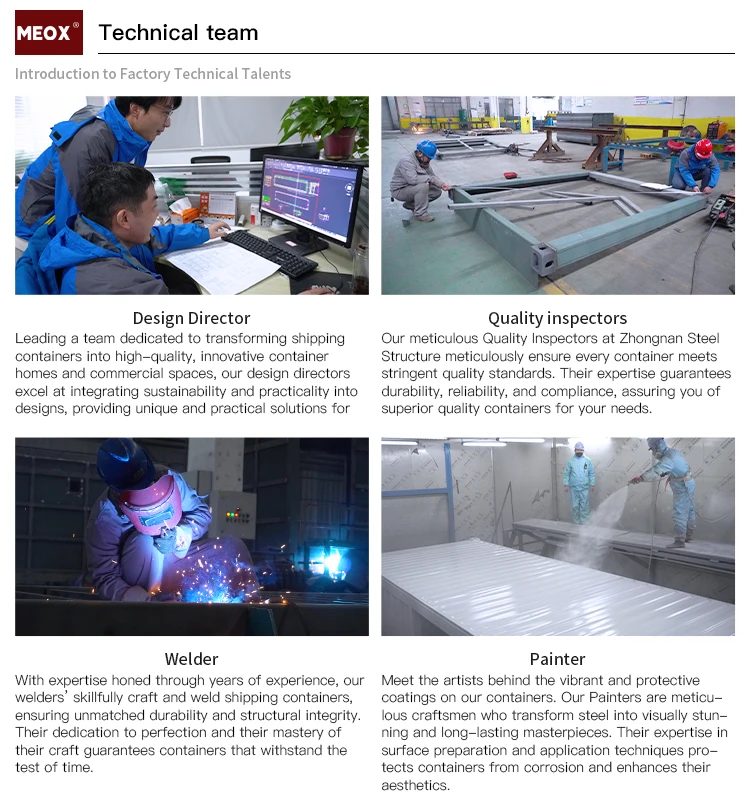 MEOX Custom ISO BV 8ft 10ft 20ft 40ft Containers for Hazardous Goods