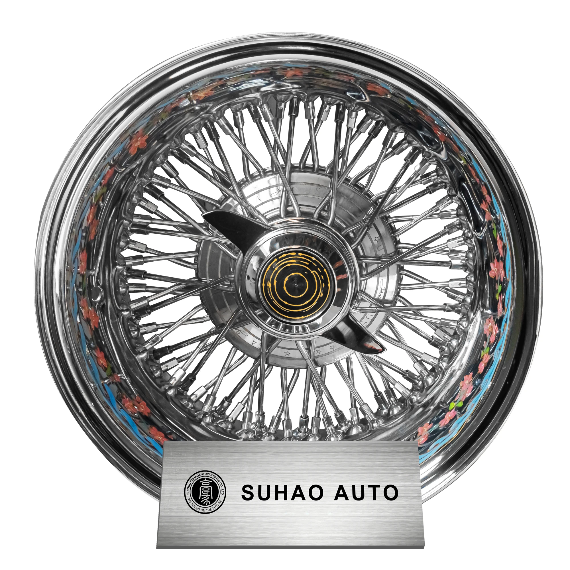Alibaba.com: 18 20 22 inch forged aluminum retro spoke rims, chrome ...