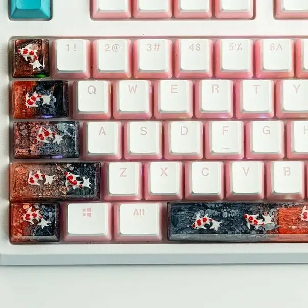 Customized Mechanical Keyboard Aluminum Metal Keyboard Keycaps Artisan ...