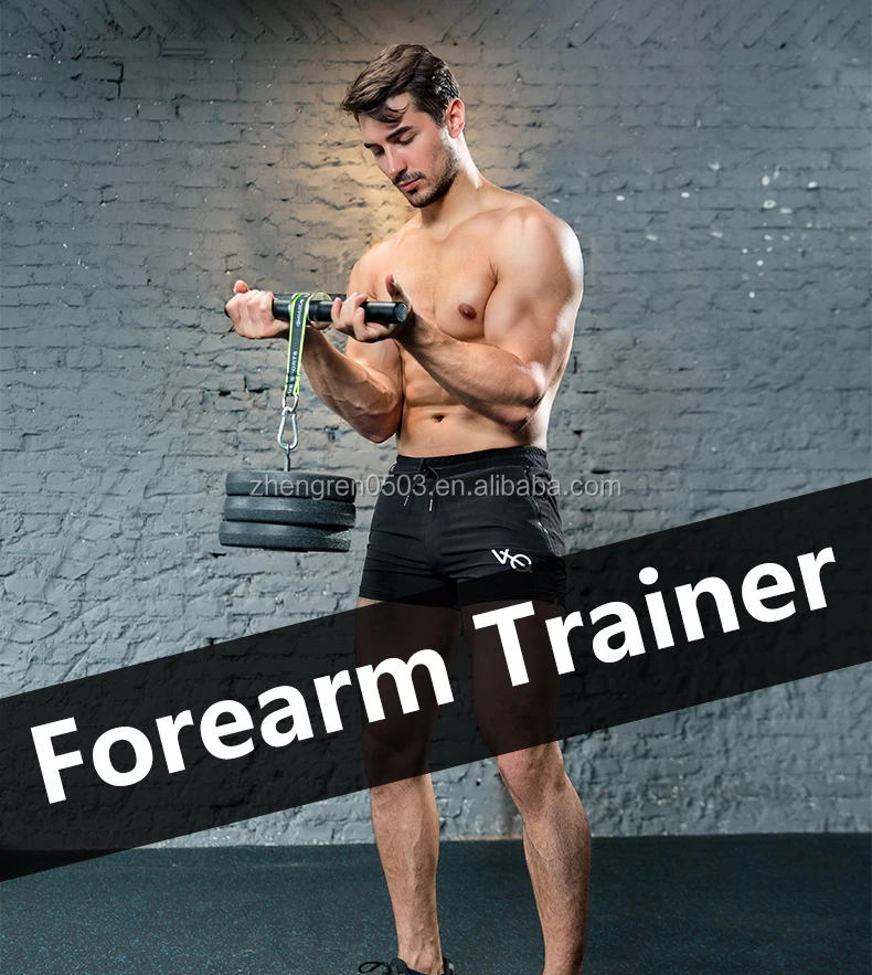 Jack Rod Forearm Trainer Eva Grips Rope Winding Arm Grips Arm Strength ...