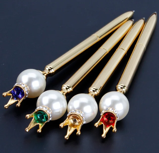 2021 Ornate Giveaways Inlay Ruby Pens Fancy Gifts For Wedding Decor ...