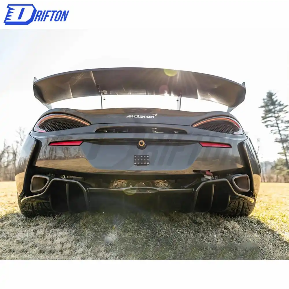 GT4 Style Carbon Fiber Rear Spoiler for Mclaren 570S