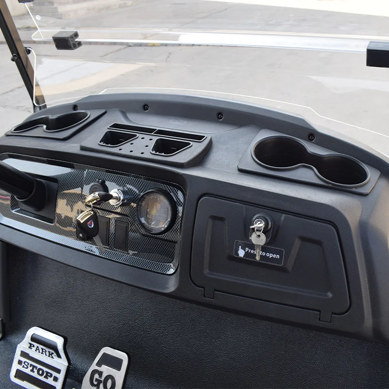 2 Seater with Cargo Box Golf Cart - Electric & CE Approved