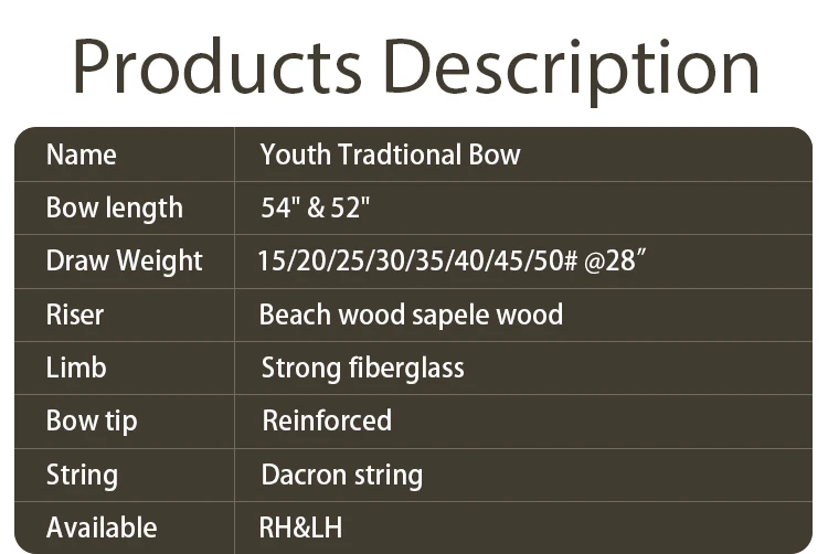 Archery Supplier Reflex Deflex Bow Laminated Riser Bamboo Core Limbs ...