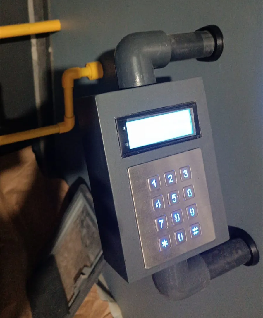 Stainless Steel Backlit 12-Key Number Lock Keypad for Door Access ODM