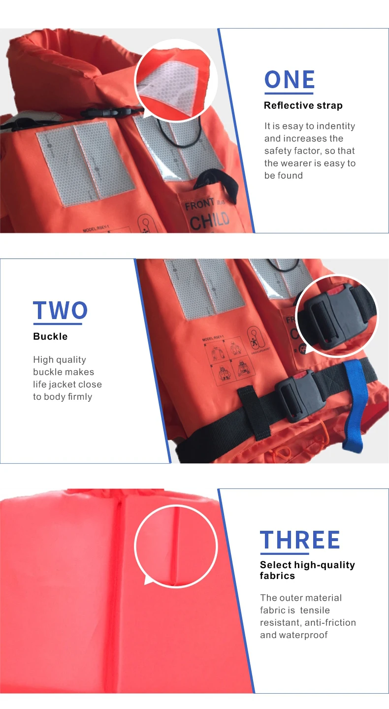 EC Solas Marine Lifesaving Floating Lifejackets Children Work Life Vest ...